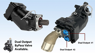 Dual Flow Hydraulic Pumps, Twin Flow Piston Pumps, Dual Flow Bent Axis ...